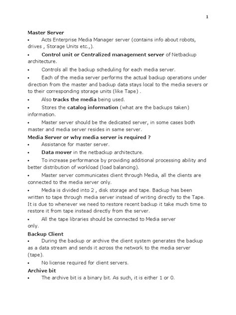 Netbackup Pdf Backup Computer File