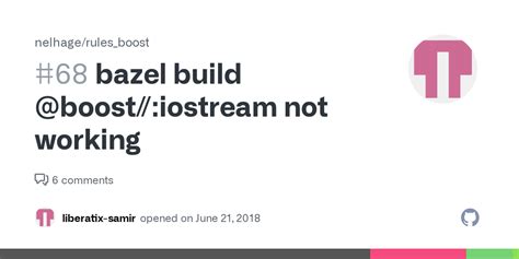 bazel build boost iostream not working · issue 68 · nelhage rules
