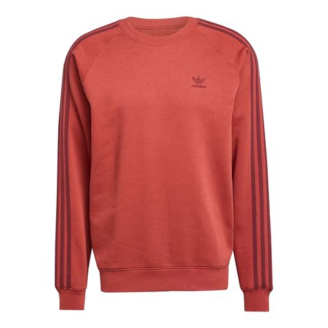 Adidas Adicolor Classics 3 Stripes Crew Preloved Ruby Hhv