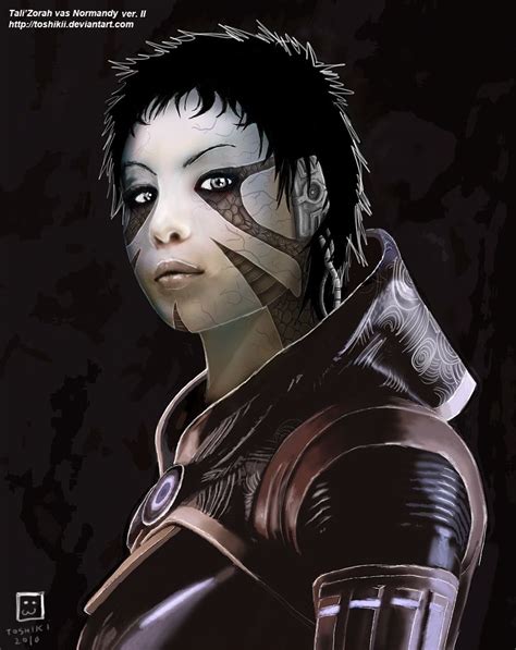 Tali Zorah Vas Normandy Ii Mass Effect Art Mass Effect Zorah