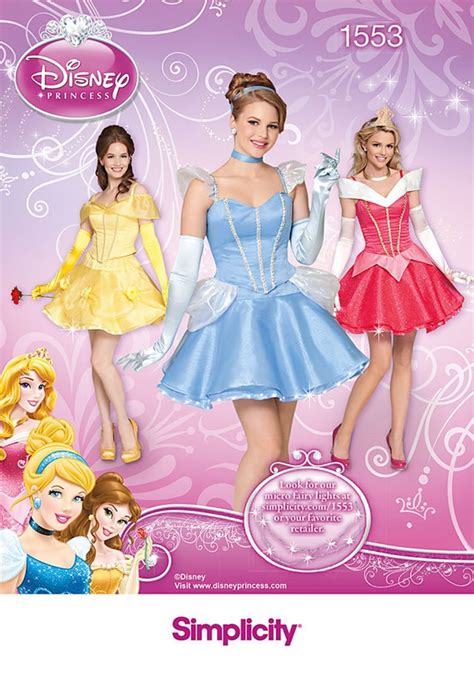 Sexy Disney Princess Costume Patterns Simplicity Size Hh
