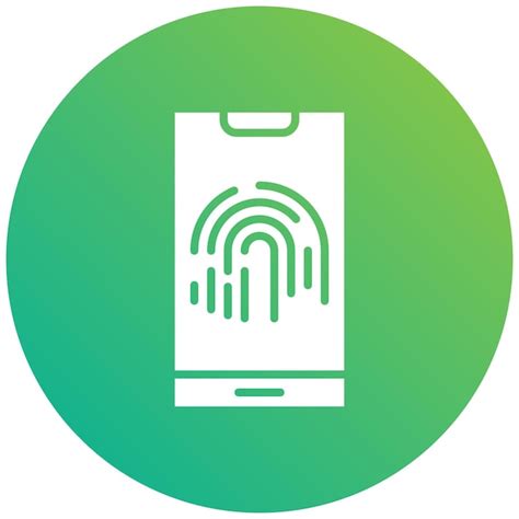 Premium Vector Fingerprint Vector Icon Design Illustration