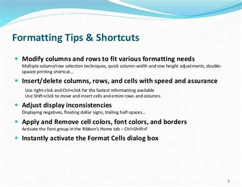 mastering excel formatting techniques