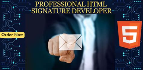 make clickable html email signatures by htmlwizardvansh fiverr