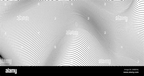 Abstract Black And White Vector Wave Background Stock Vector Image And Art Alamy