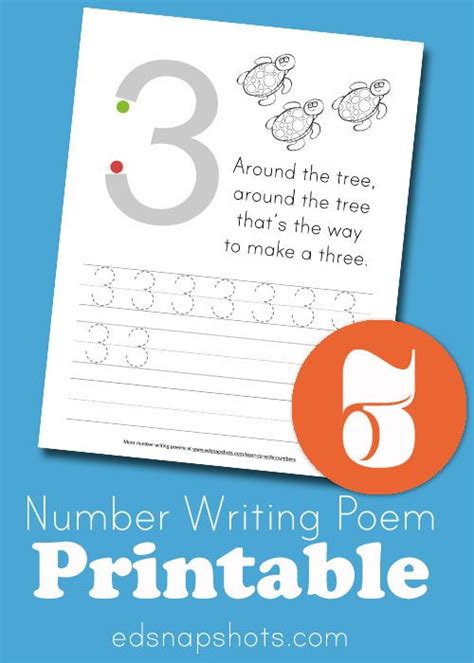 Learn To Write Numbers Three Learning To Write Numbers Prebabe