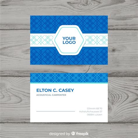 사업자 명함 샘플 벡터 Freepik에서 무료 고품질 벡터를 다운로드하세요 Freepik