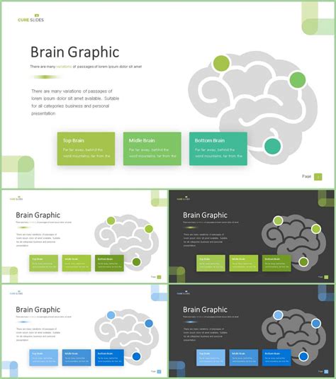 의학 파워포인트 양식 And 초록 Ppt 템플릿 Poipl