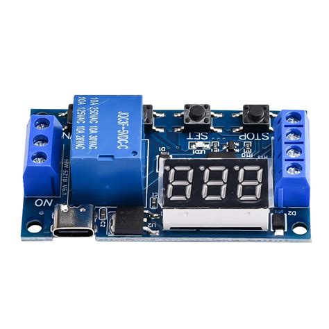 DC V V V Way LED Light Digital Time Delay Relay Trigger Cycle Switch Circuit Board Micro