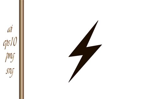 Lightning Vector Thunder Energy Vector Graphic By Irynashancheva · Creative Fabrica