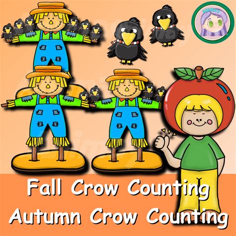 Fall Counting Crow Clipart Counting Clipart Clip Art Math