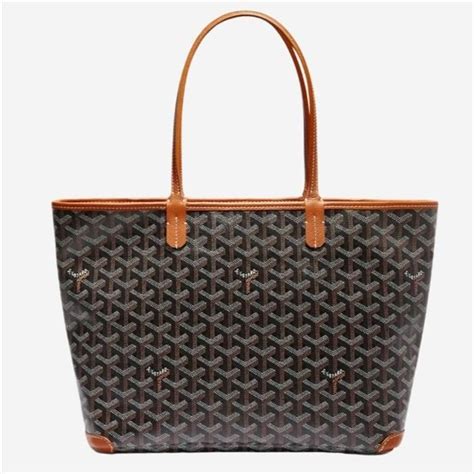고야드 Goyard 아르투아 Pm 숄더 쇼퍼백 블랙 탄 트렌비