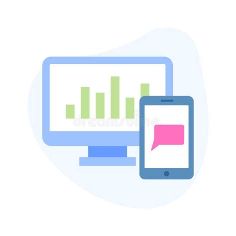 Bar Chart Inside Monitor Screen Showing Concept Icon Of Data Analytics