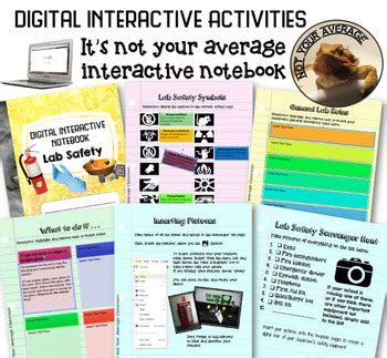 Lab Safety Digital Interactive Notebook By Not Your Average Classroom