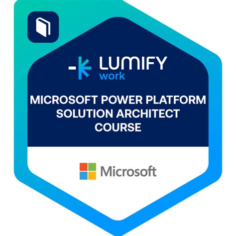 microsoft pl 600t00 microsoft power platform solution architect course completion badge credly
