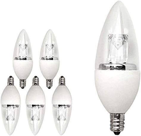 Case Of TCP LED E B K Watt LED E Chandelier Base K Dimmable Lamp Blunt Tip