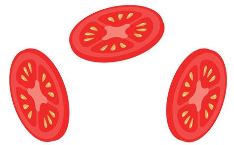 Cut Tomato Vector Art Icons And Graphics For Free Download