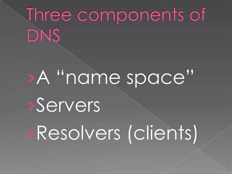Presentation On Dns Pptx Web Hosting Internet
