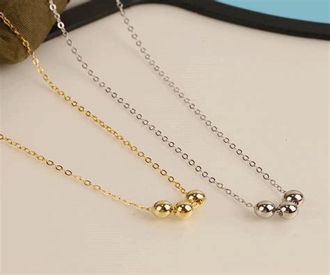 심플 데일리 3콩 전체 써지컬 볼 써지컬 스틸 목걸이 에이블리