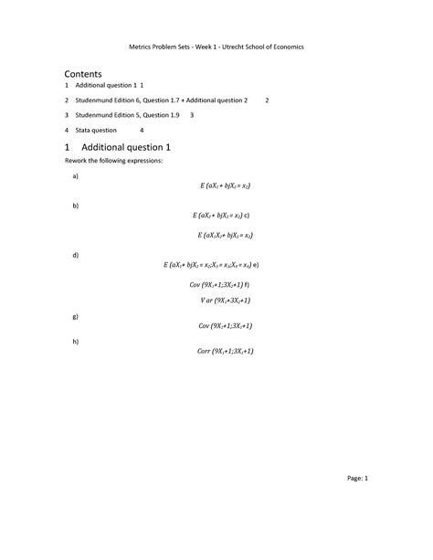 Questions Wk1 Questions Week 1 Practice Material Contents 1