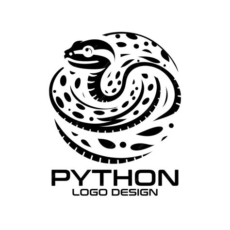 Premium Vector Python Vector Logo Design