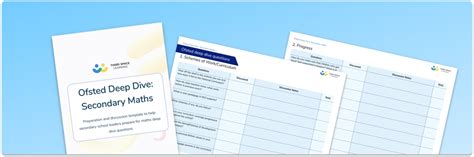 Ofsted Deep Dive Questions Secondary Maths Third Space Learning