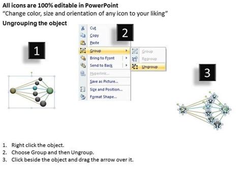Business Diagram Marketing Clustering Theme Strategic Management