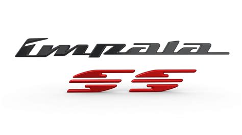 Chevrolet Impala Logo Nameplate 3d Model By 3dlogoman