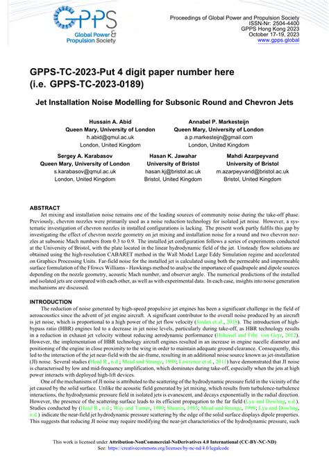 Pdf Jet Installation Noise Modelling For Subsonic Round And Chevron Jets