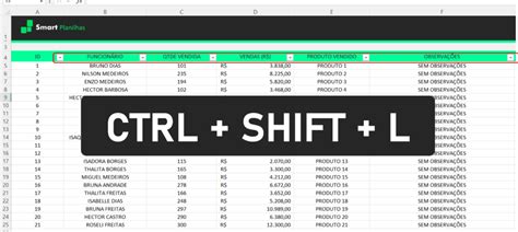 como filtrar no excel smart planilhas