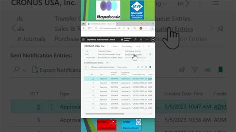 How To Manage Workflow Notification Entries In Business Central Saurav Dhyani