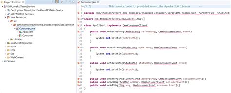 Expanding The Ema Java Consumer Example To Provide Web Services Rest Devportal