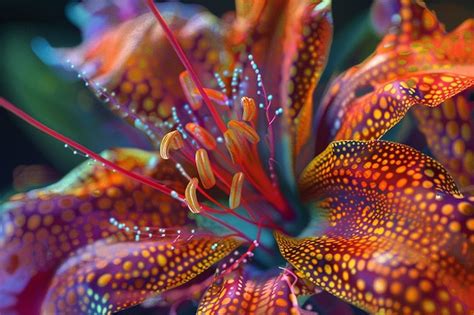 Premium Photo Macro Photographs Of Intricate Flower Patterns Oct