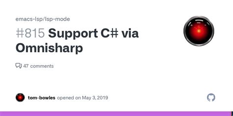 Support C Via Omnisharp Issue 815 Emacs Lsp Lsp Mode GitHub