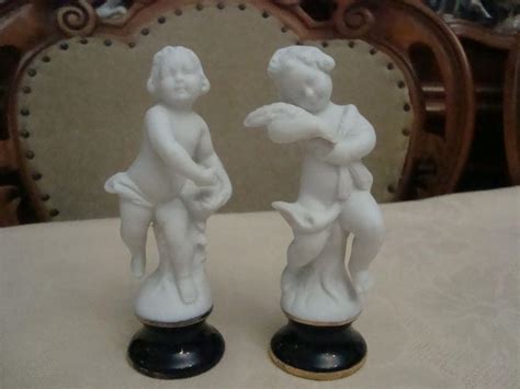 Антикварні парні статуетки путті фарфор німеччина — ціна 1200 грн у каталозі Статуетки Купити