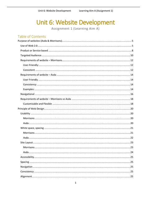 Unit 6 Website Development Assignment 1 P1 M1 D1 Unit 6 Website Development Stuvia Uk