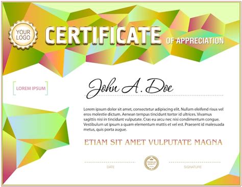 Blank Certificate Template AH STUDIO Blog