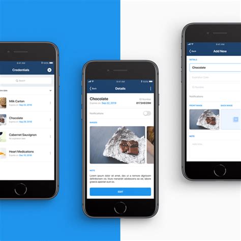 Designs Design Ui Ux For Credential Monitoring Ios App App Design