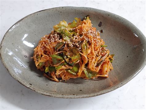 상추 요리 상추 비빔국수 만드는 법