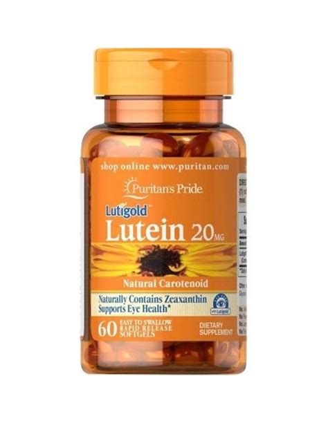Lutein 20 mg, 60 Capsules, Lyme disease, Buhner