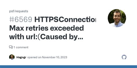 Connectionpoolport443 Max Retries Exceeded With Urlcaused By Sslerror