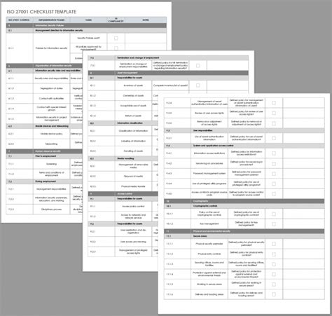 Free Iso 27001 Checklists And Templates Smartsheet