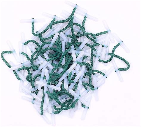 Paper Sense 100 X 25mm Treasury Tags Green String Tag Plastic