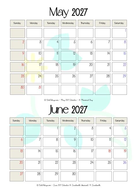 2 Month Calendar Date Todays
