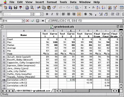 Amherst College It Calculating Grades With Excel