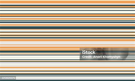 현대적인 줄무늬 배경입니다 주황색 청록색 베이지색 수평선 복고풍 미학 웹 디자인 직물 또는 종이 제품에 사용합니다 반복 패턴 0명에 대한 스톡 벡터 아트 및 기타 이미지