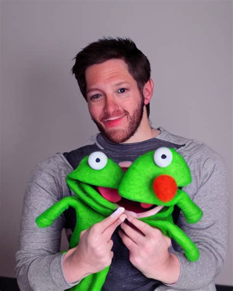 KREA AI Twitch Streamer Adin Ross As A Muppet Highly Deta