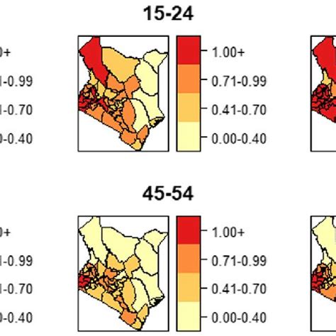 Spatial Patterns Of Co Infection Burden By Gender Download Scientific