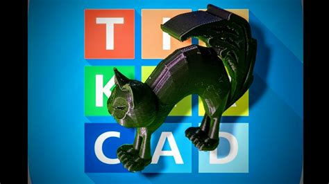 Tinkercad Beginner Tutorial Part 24 Halloween Cat Design And Print