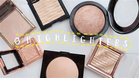 하이라이터 추천 백화점 And 로드샵 유명템 다 모여 〰️ 6가지 발색해보고 비교 추천 Youtube